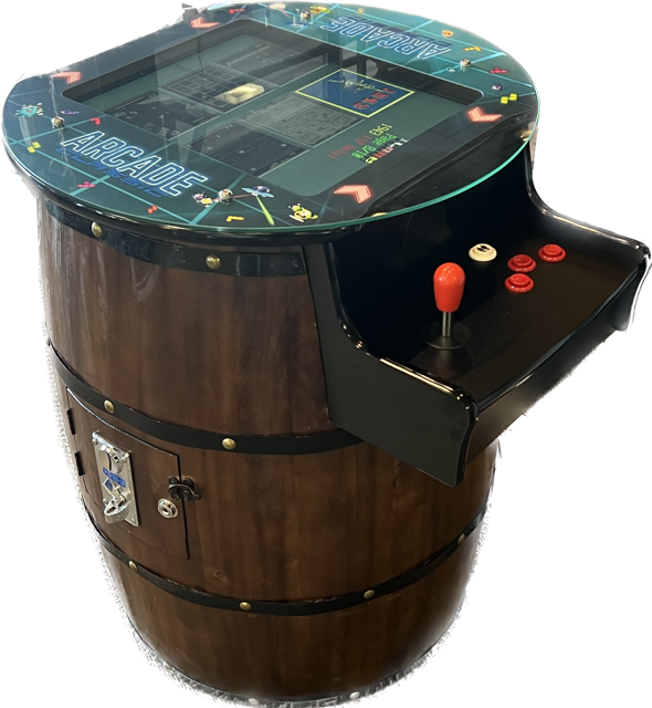 CLASSIC ARCADE WHISKEY BARREL*FREE SHIPPING* – Playmore Games