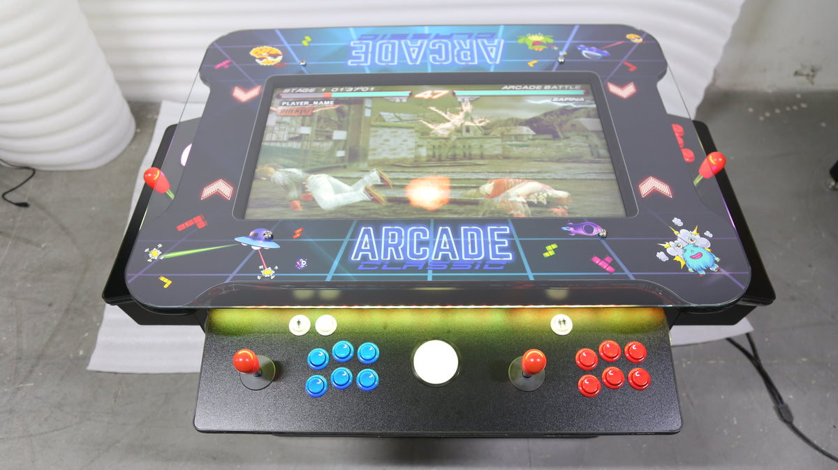 CLASSIC ARCADE 3 SIDED FLIP TOP ARCADE MACHINE*FREE SHIPPING ...