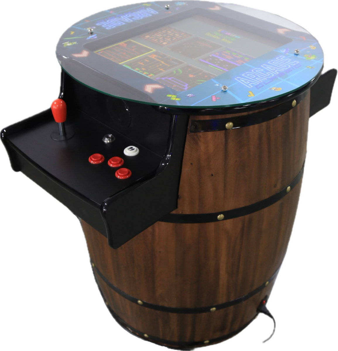 CLASSIC ARCADE WHISKEY BARREL*FREE SHIPPING* – Playmore Games